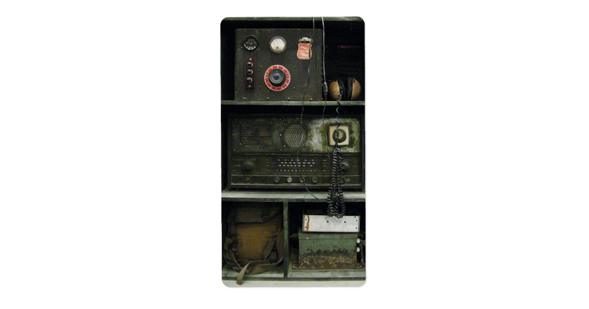 Military Comms Vintage Radio Equipment Label | Zazzle