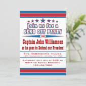 Military Deployment Send Off Party Invitation | Zazzle