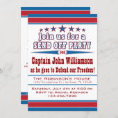 Military Deployment Send Off Party Invitation | Zazzle