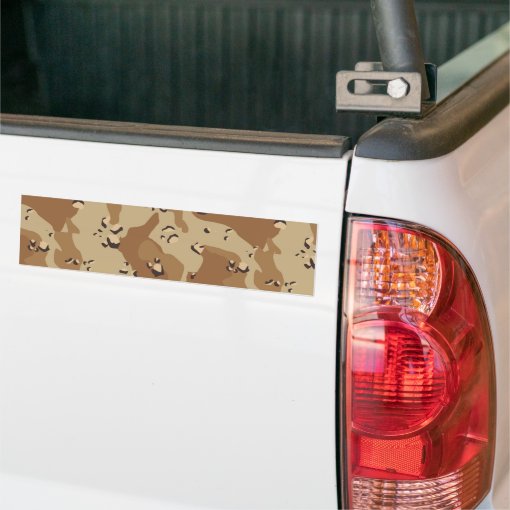 Military Desert Camouflage Background Bumper Sticker | Zazzle