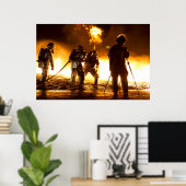 Military Firefighters Poster | Zazzle