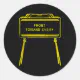 Military Front Toward Enemy M18A1 Claymore Mine Classic Round Sticker ...