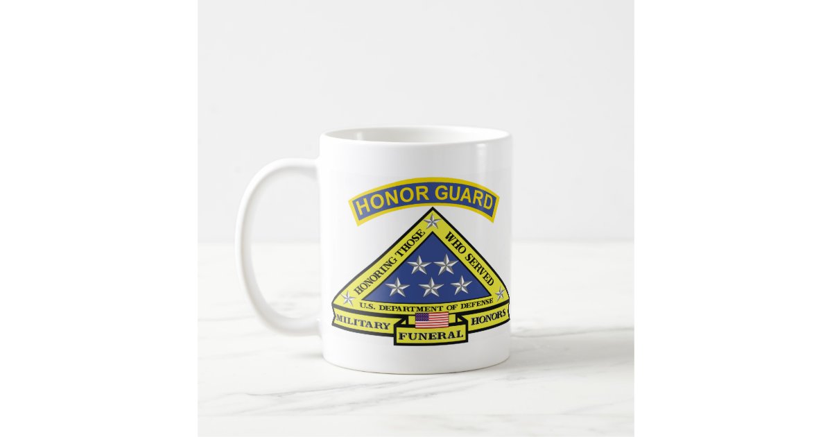 MILITARY FUNERAL HONOR GUARD COFFEE MUG | Zazzle