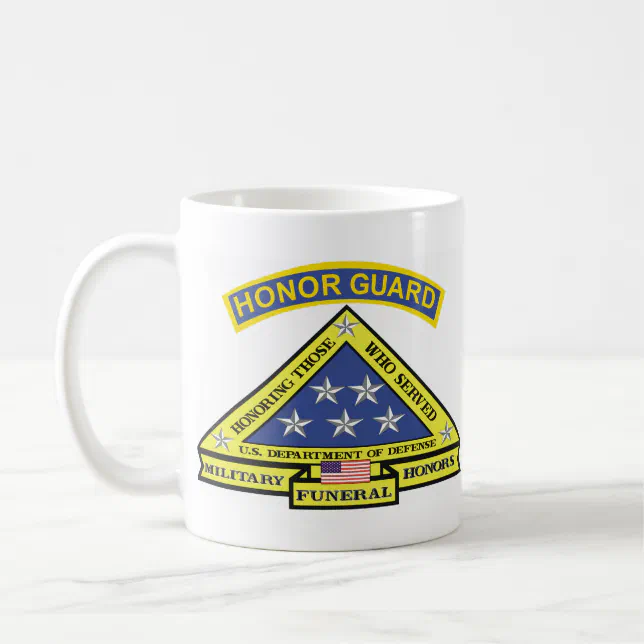 MILITARY FUNERAL HONOR GUARD COFFEE MUG | Zazzle