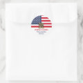 Military Graduation Army Boot Camp Patriotic Classic Round Sticker | Zazzle