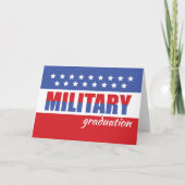Military Graduation Congratulations with Stars Card | Zazzle