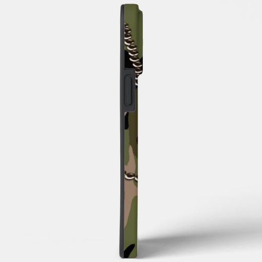 Military Green Camo w/ Dog Tag Case-Mate iPhone Case | Zazzle