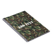 Military Green Camouflage Pattern Notebook | Zazzle