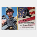 Military Happy Retirement Yard Sign | Zazzle