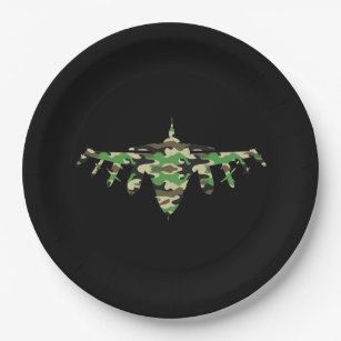 Fighter Jet Plates | Zazzle