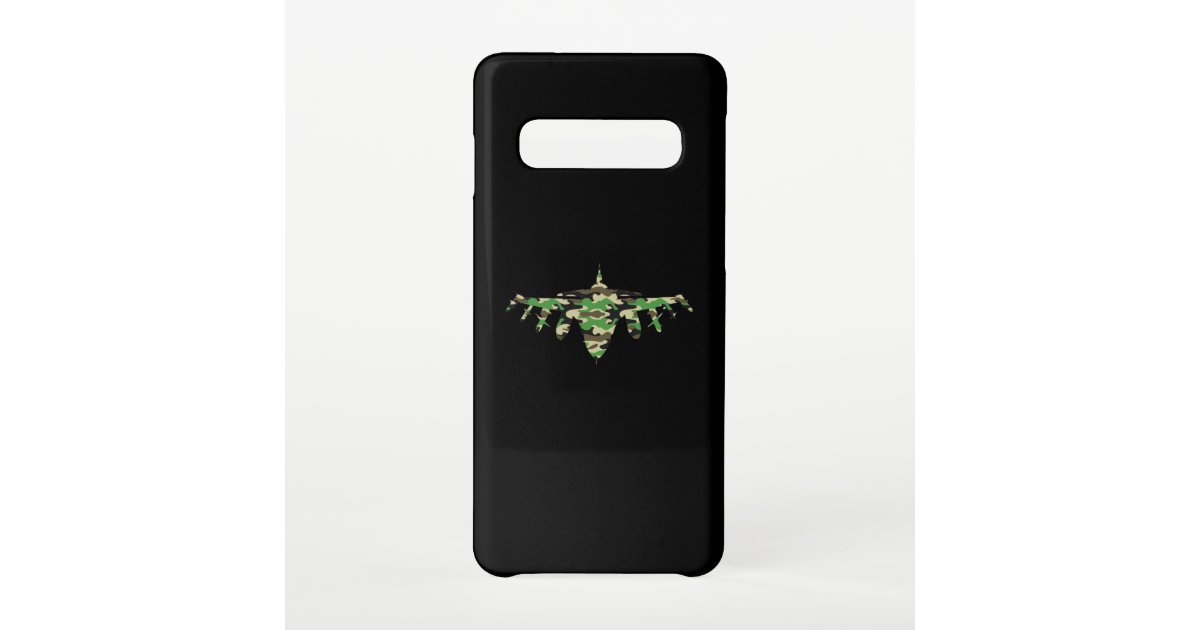 Military Jet camouflage fighter aircraft silhouett Samsung Galaxy Case ...