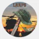 Military LRRPS LRRP recon army marines navy Classic Round Sticker | Zazzle
