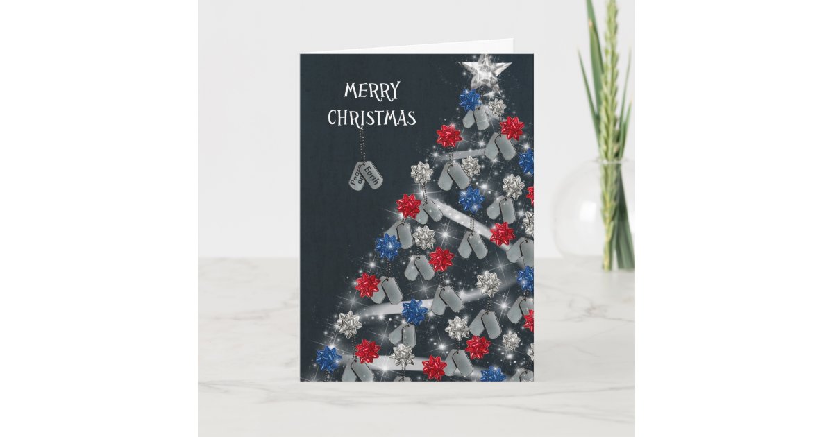 Military Merry Christmas Holiday Card | Zazzle