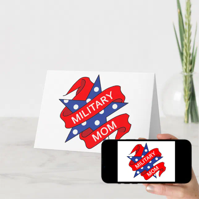 Military Mom Card | Zazzle