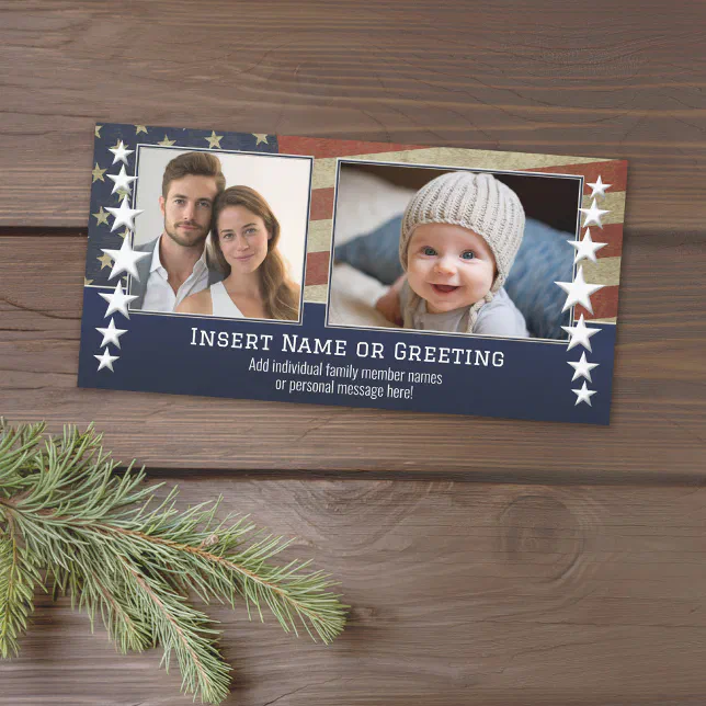 Military / Patriotic Christmas Photo Card | Zazzle