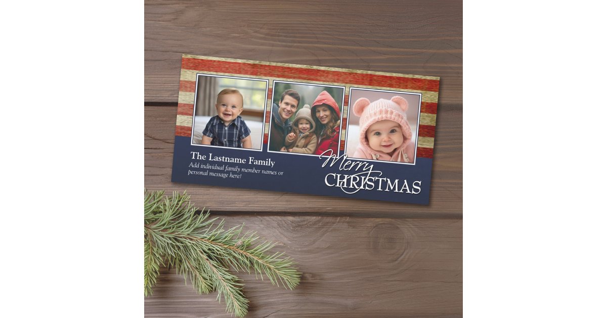 Military / Patriotic Christmas Photo Card | Zazzle