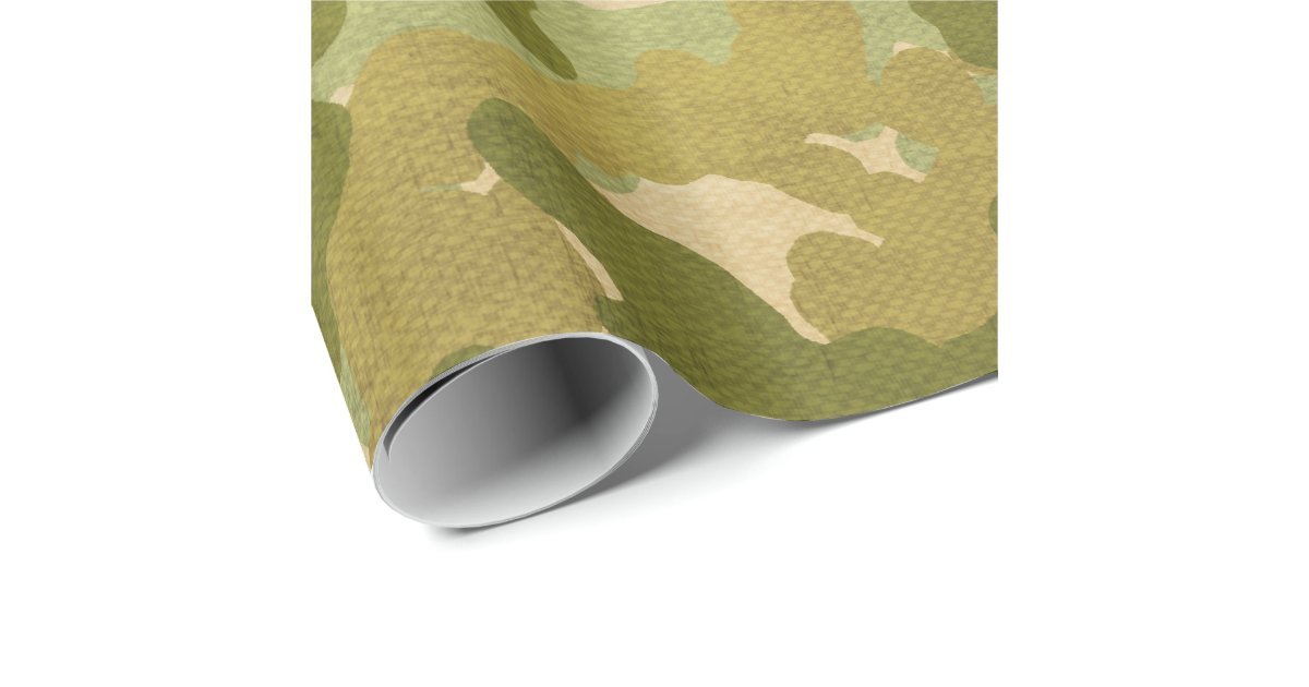 Military pattern wrapping wrapping paper | Zazzle