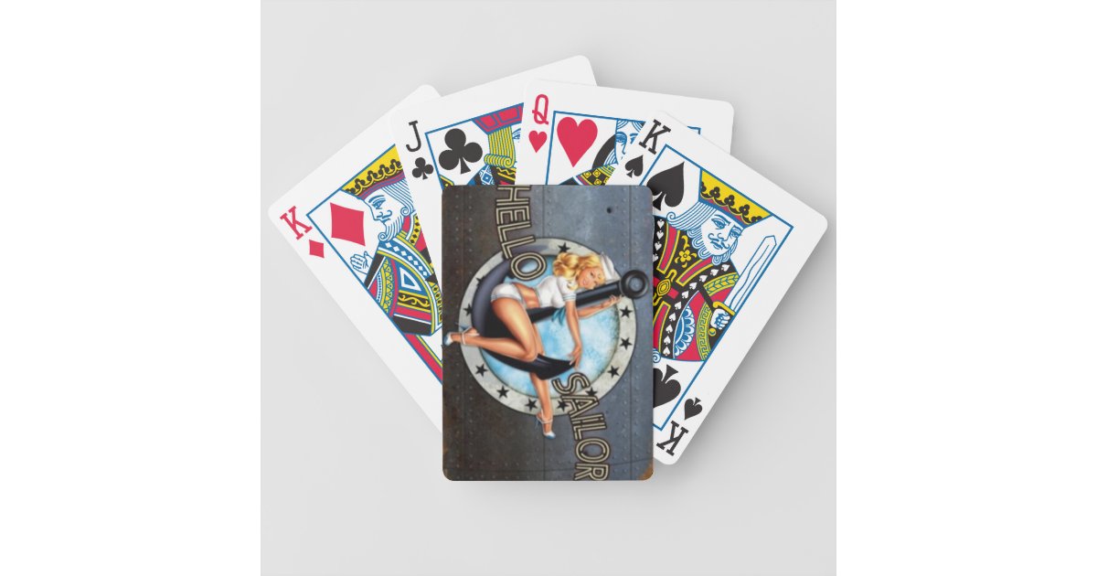 Military Pin Up Playing Cards | Zazzle.com