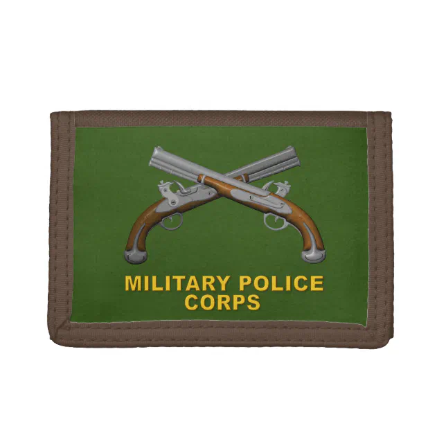 Military Police Corps MP Trifold Wallet | Zazzle