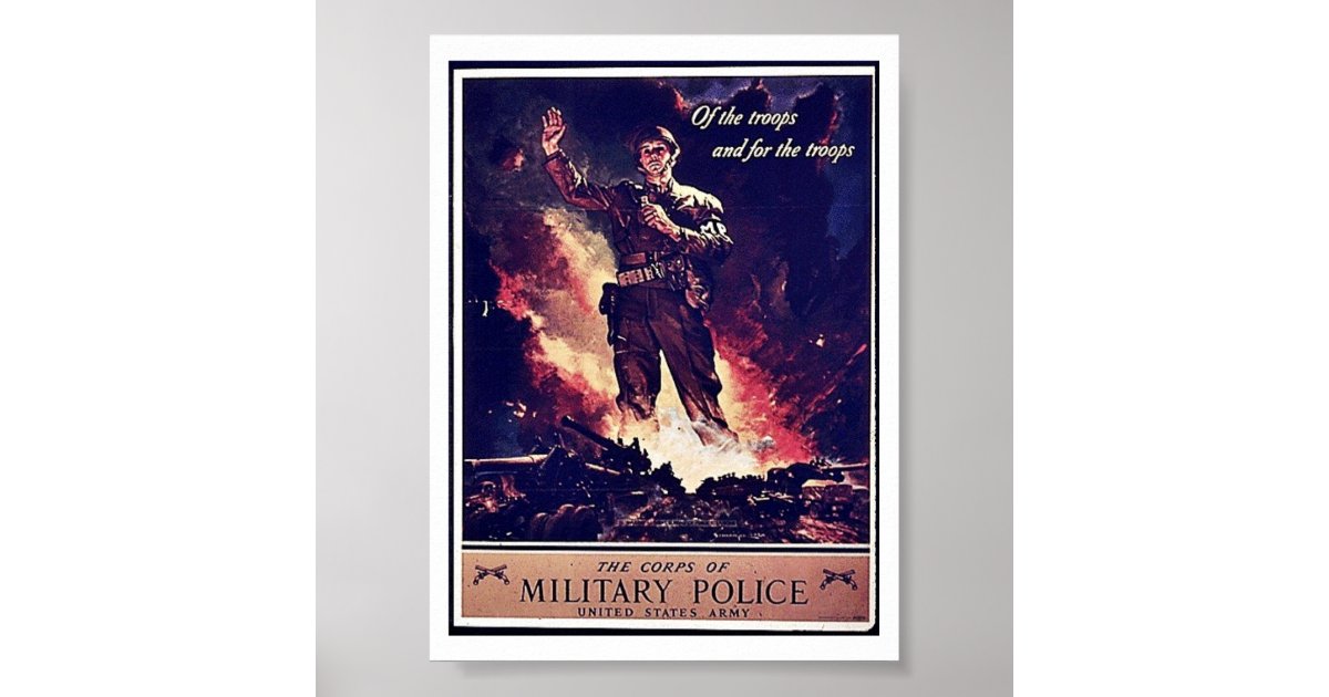 Military Police Poster | Zazzle