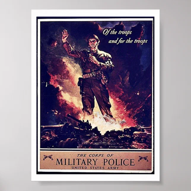Military Police Poster | Zazzle