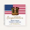 Military Retirement American Flag Army Guest Book | Zazzle