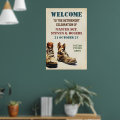 Military Retirement Farewell Welcome Sign | Zazzle