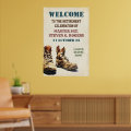 Military Retirement Farewell Welcome Sign | Zazzle