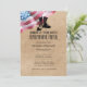 MILITARY RETIREMENT Hanging Up Boots US Flag Invitation | Zazzle