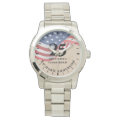 Military Retirement Us Flag Army Navy Airforce Slv Watch | Zazzle
