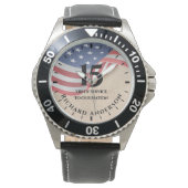 Military Retirement Watch Us Flag Add Text Custom | Zazzle
