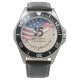 Military Retirement Watch Us Flag Add Text Custom | Zazzle