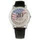 Military Retirement Watch Us Flag Custom Text | Zazzle