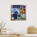 Military Scrapbook Collage Page Poster | Zazzle