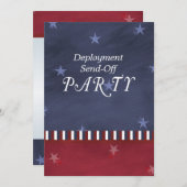 Military Send Off Deployment Party Custom Invitation | Zazzle