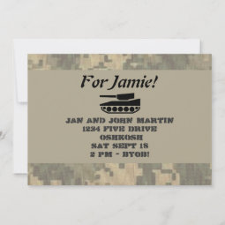 Military Send Off Party Patriotic Invitation | Zazzle