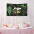 Military Style Party Backdrop Banner | Zazzle