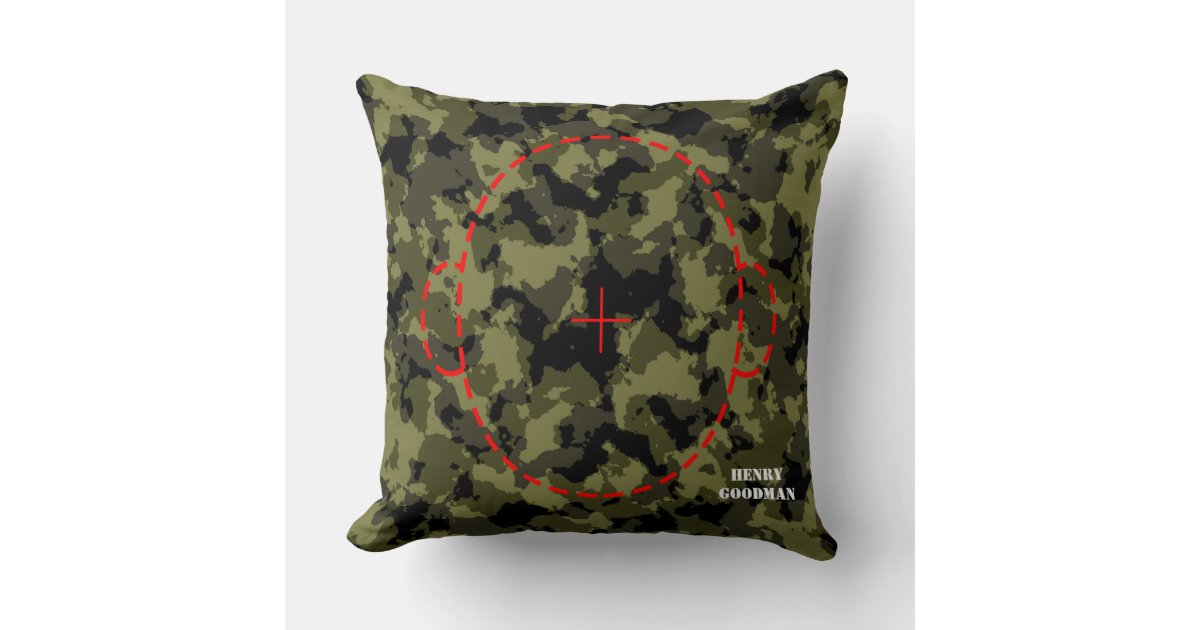 Military Style Sleeping Device Throw Pillow | Zazzle