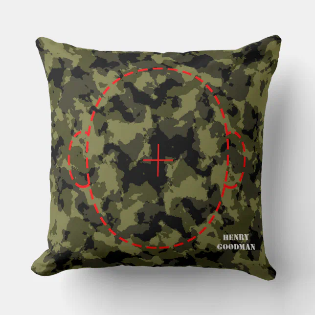 Military Style Sleeping Device Throw Pillow | Zazzle