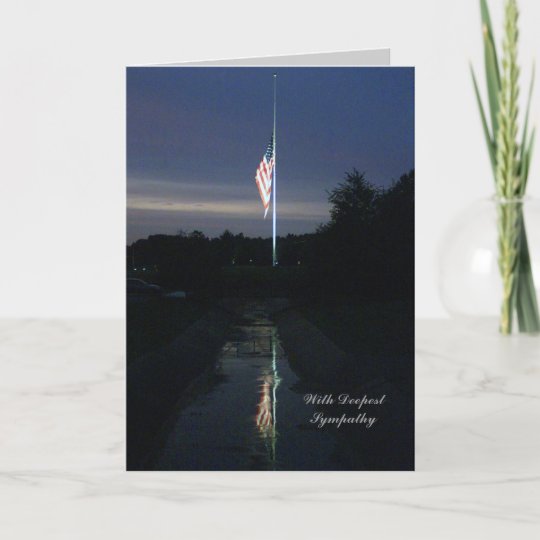 Military Sympathy Card | Zazzle.com