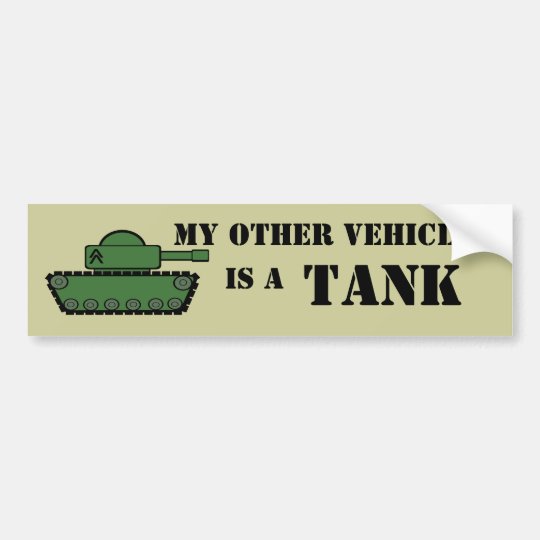 Military Tank Bumper Sticker | Zazzle.com