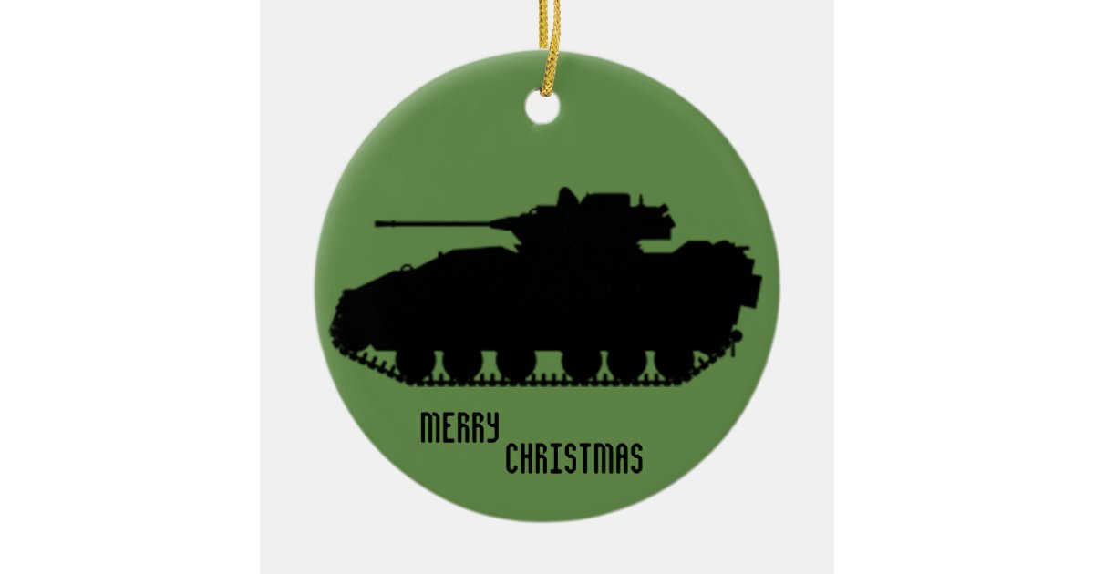 Military Tank Ceramic Ornament | Zazzle