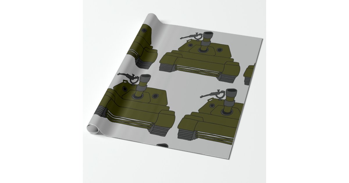 Military Tank Wrapping Paper | Zazzle