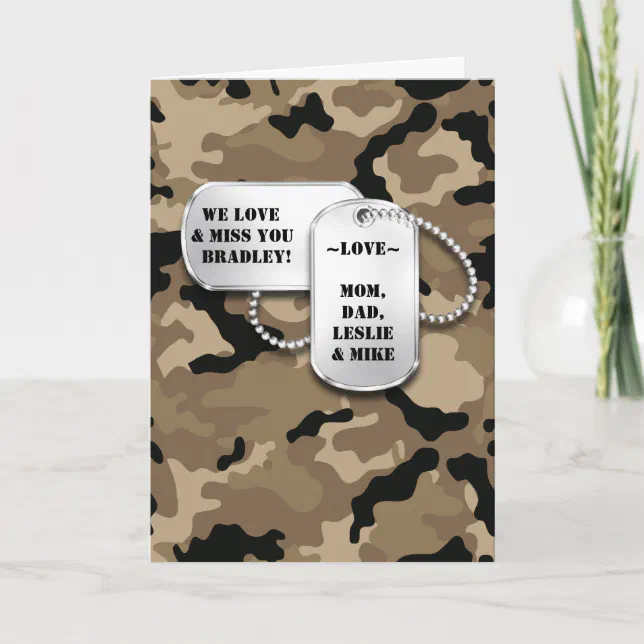 Military Theme Card | Zazzle