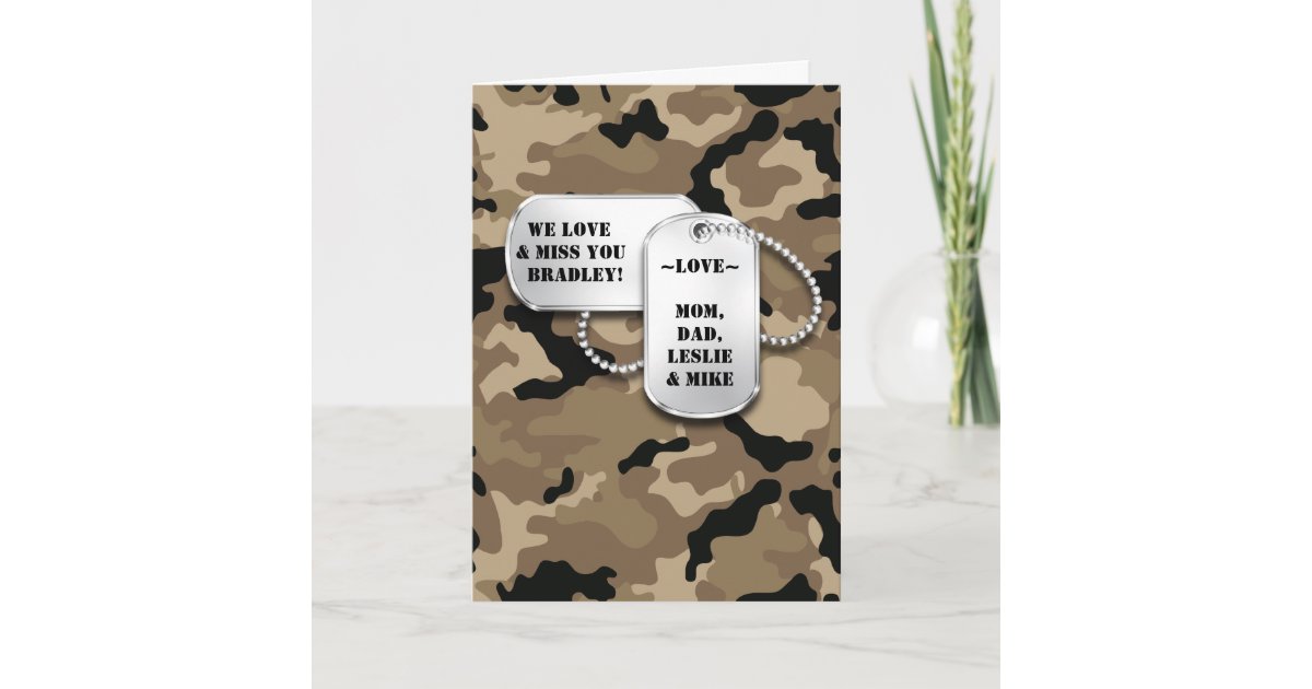 Military Theme Card | Zazzle