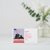 Military Veteran Calling Card | Zazzle
