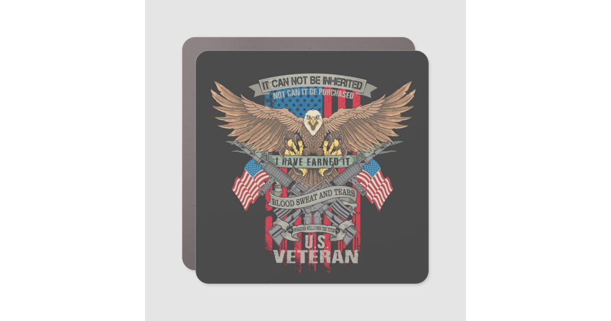 Military Veteran Car Magnet | Zazzle