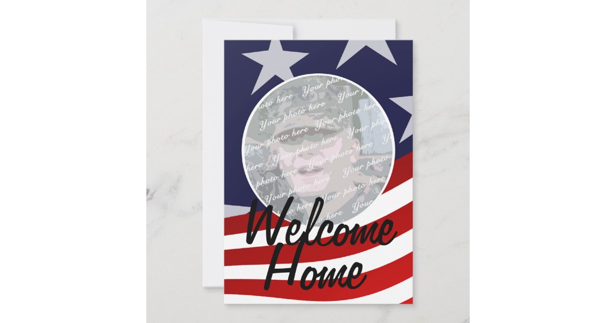 Military Welcome Home Party Invitation | Zazzle