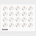 Milk And Cookies Sticker Labels Birthday Party | Zazzle