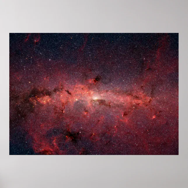 Milky Way Galactic Center Poster | Zazzle